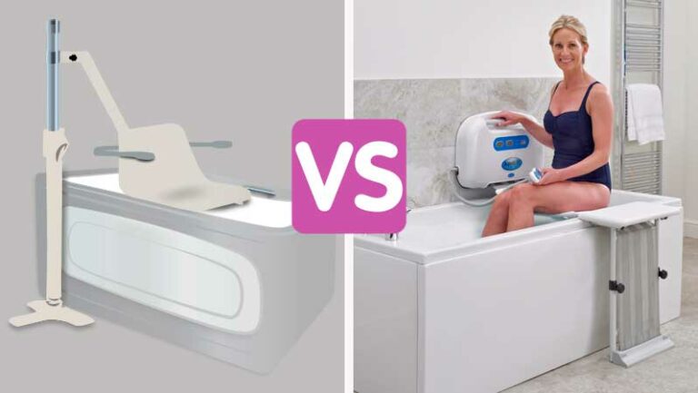 Bath Lifts vs Bath Hoists – AquaLift